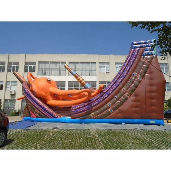 Kraken Inflatable Pirate Ship Slide For Sale - Inflatable Slide | East ...