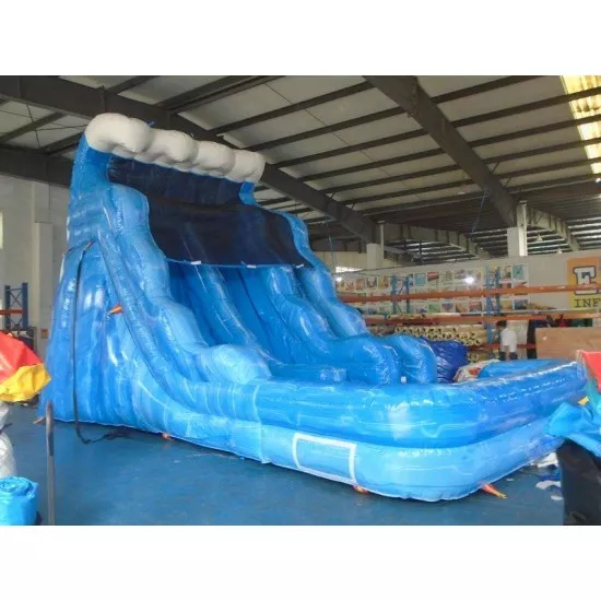 Blue Wave Dual Water Slide For Sale - Inflatable Water Slide | East ...