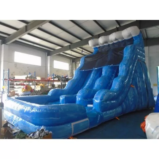 Blue Wave Dual Water Slide For Sale - Inflatable Water Slide | East ...